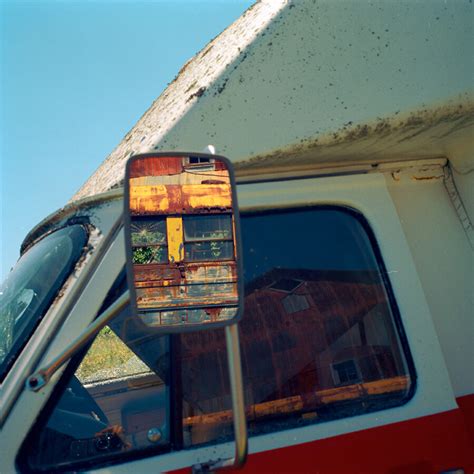 Summer Bus Reflection Richelle Forsey Art And Photography
