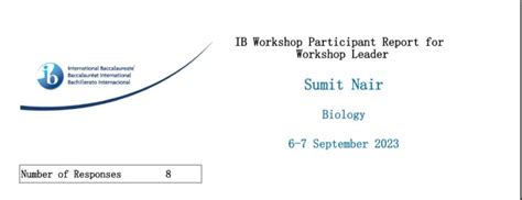 Sumit Nair On Linkedin Internationalbaccalaureate Ibo Ibaem Ibbiology Teachertraining