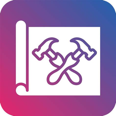 Construction Blueprint Icon Vector Design Vector Art At Vecteezy