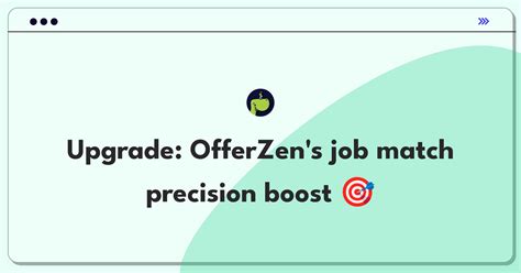 Offerzen Job Matching Accuracy Product Improvement Case Nextsprints