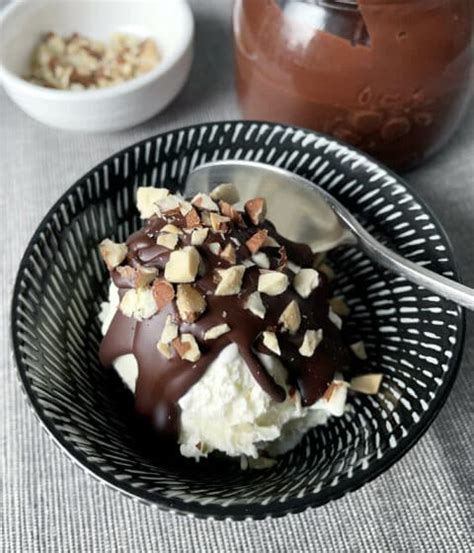 Homemade Chocolate Shell Easy 2 Ingredient Recipe