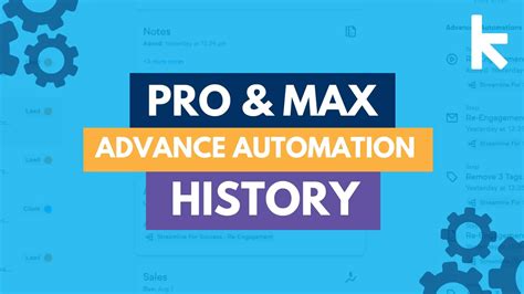 Keap Pro Max Advanced Automation History