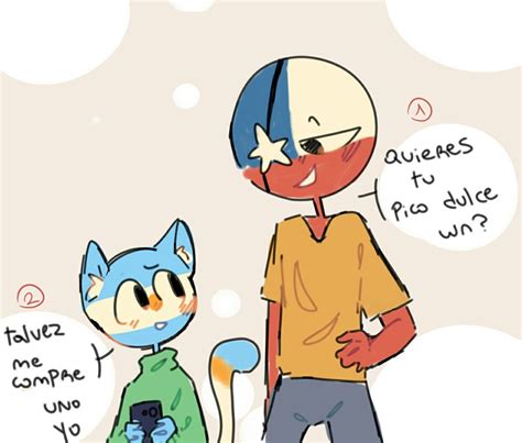 Chile Fem X Argentina Countryhumans Arg X Chilecountryhumans
