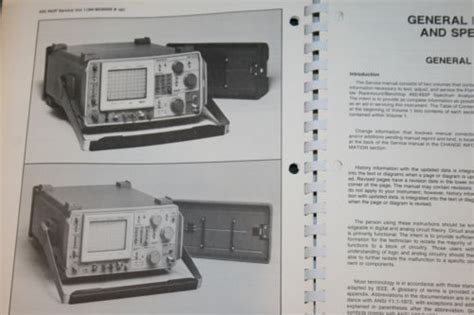 Tektronix 496 496p Spectrum Analyzer Service Manual Volumes 1 And 2 W Schematics