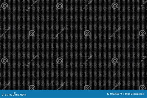 Random Pattern Of Black And White Binary Code With Ones And Zeros Stock