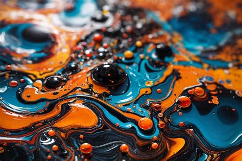 Abstract Liquid Texture Premium Ai Generated Image