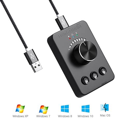 Usb Volume Control Knob Computer Speaker Controlle Grandado