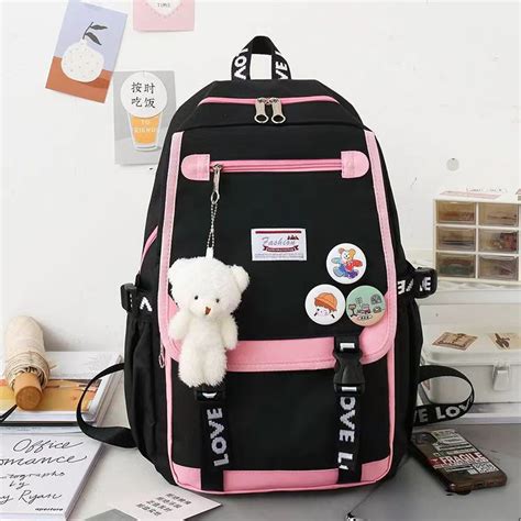 Ready Stock Unisex Usb Rechargeable Large Capacity Schoolbag Girl