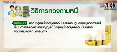 เปิดสาระสำคัญ พ ร บ ทวงหนี้ 2558 ลูกหนี้ต้องดู เจ้าหนี้ต้องรู้ มูลนิธิเพื่อผู้บริโภค
