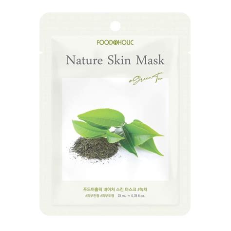 Korea Foodaholic Nature Skin Mask Green Tea 23ML | Lazada