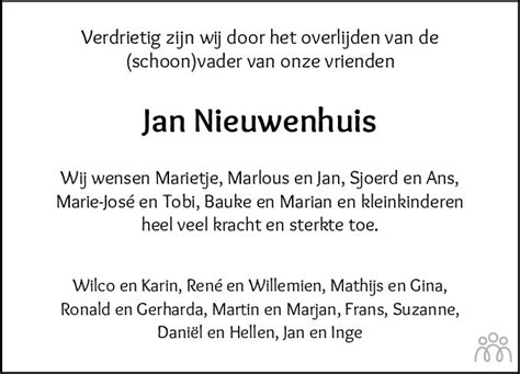 Johannes Jacobus Bernardus Jan Nieuwenhuis 01 11 2023