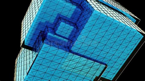 Glass Digital Cubes Stock Illustration Illustration Of Geometric