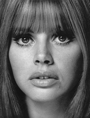 Britt Ekland With The Lizzie Bangs Cut Britt Ekland Bond Girls Britt