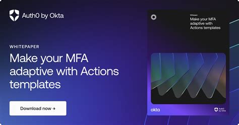 Auth0 Make Your Mfa Adaptive With Actions Templates