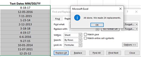 Replacing Text Or Separators In Selected Excel Cells Office Watch
