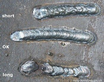 Arc Welding Faults Examples Of Speed Arc Length And Current