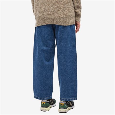 Carhartt Wip Brandon Loose Straight Jean Blue Stone Washed End Europe
