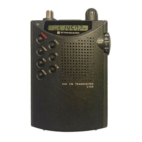 Standard C108 Owner S Manual Pdf Download Manualslib