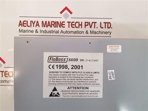 Daniel Floboss S600 Flow Computer Aeliya Marine