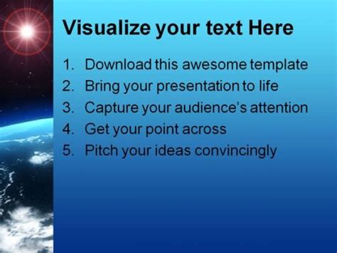 Space Science PowerPoint Template 0810