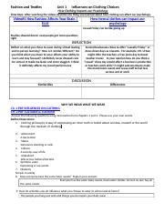 Exploring Clothing Influences On Psychology And Behavior Course Hero