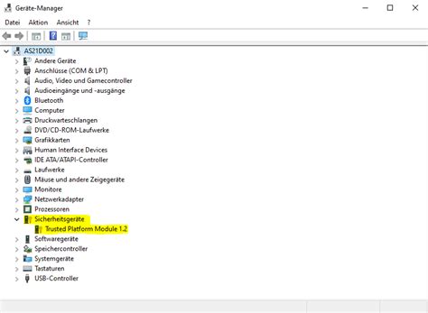 TPM Version Auslesen