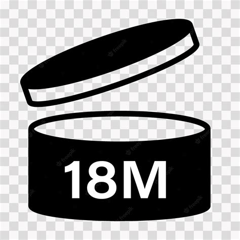Premium Vector Pao Cosmetic Icon Mark Of Period After Opening