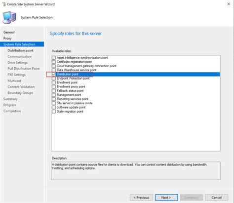 install configure sccm distribution point sccm microsoft endpoint
