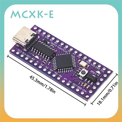 Mcxk E Lgt8f328p Lqfp32 Minievb Type C Thay Thế Nano V3 0 Bằng Dao động Pha Lê Cho Arduino