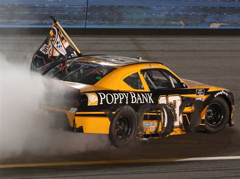 Daniel Hemric 18 Poppy Bank TOYOTA Supra NASCAR Xfinity Series 2021