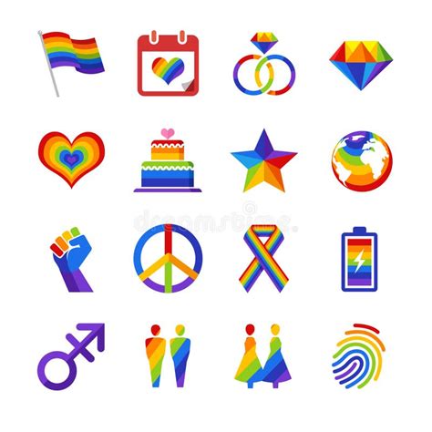 Non Binary Pride Flag In A Form Of Nonbinary Symbol Stock Vector
