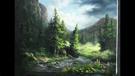 Paint With Kevin Hill Wildflower Mountains Youtube