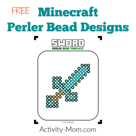 Easy Minecraft Perler Bead Patterns The Activity Mom