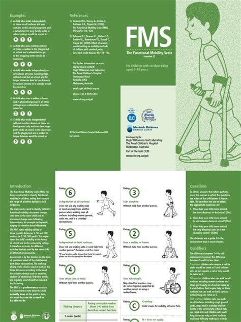 The Functional Mobility Scale Version 2 Pdf Wellness Medical