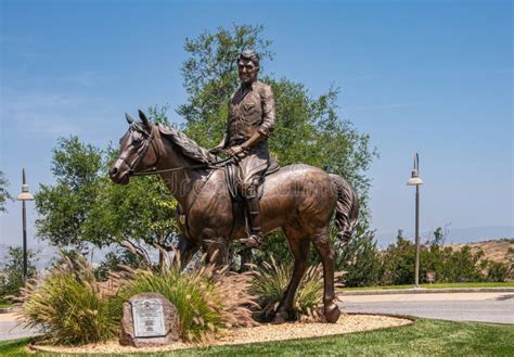 Closeup Along The Trail Bronze Statue Of Ronald Reagan Simi Valley