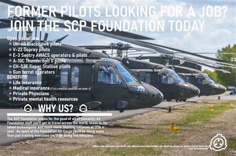 Scp Foundation Air Corps Recruitment Ad R Scp