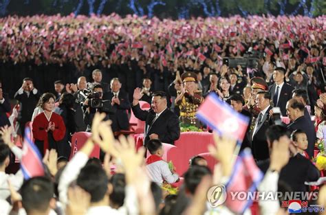 정권수립 74주년 경축행사에 참석한 북한 김정은 연합뉴스
