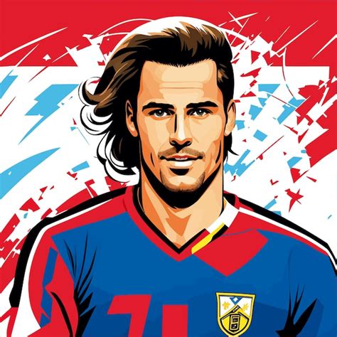 Premium Vector Illustration Soccer Estadium Player