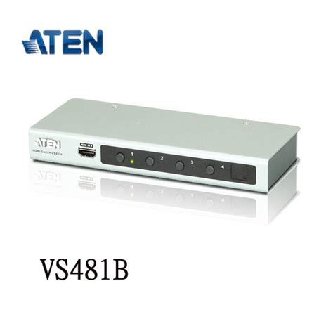 【3ctown】含稅附發票 Aten 宏正 Vs 481b Vs481b 4進1出 4埠 Hdmi 4k 切換器 Kvm 蝦皮購物