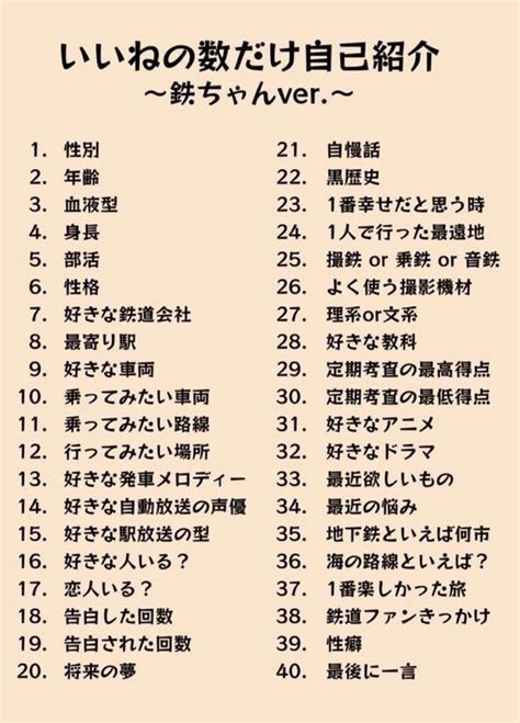 せ っ つ 饅 頭 On Twitter いいねの数だけ自己紹介する こういうのを便乗と言います