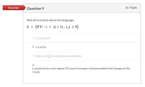Solved Incorrect Question 9 0 4 Pts Pick All True Facts