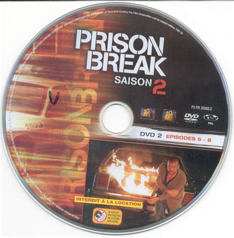 Sticker De Prison Break Saison 2 Disc 2 Cinéma Passion