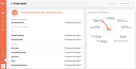 Tab Profiles Meiro Docs