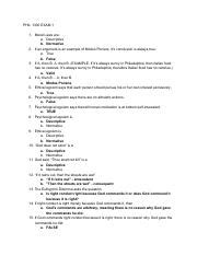 PHIL EXAM Pdf PHIL EXAM Moral Laws Are A Descriptive B Normative If An