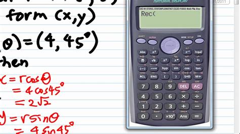 Convert Polar Coordinates To Cartesian Coordinates Youtube