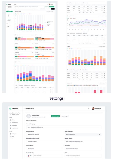 Sustainability Dashboard Design Behance
