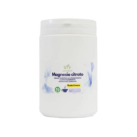 Magnesium Citrate Lemon Flavour 500 G Benessence