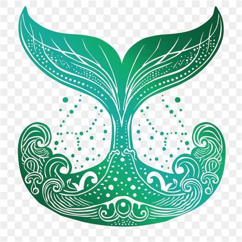 Premium Psd Psd Vector Nautical Whale Cnc Art With Tail Pattern And