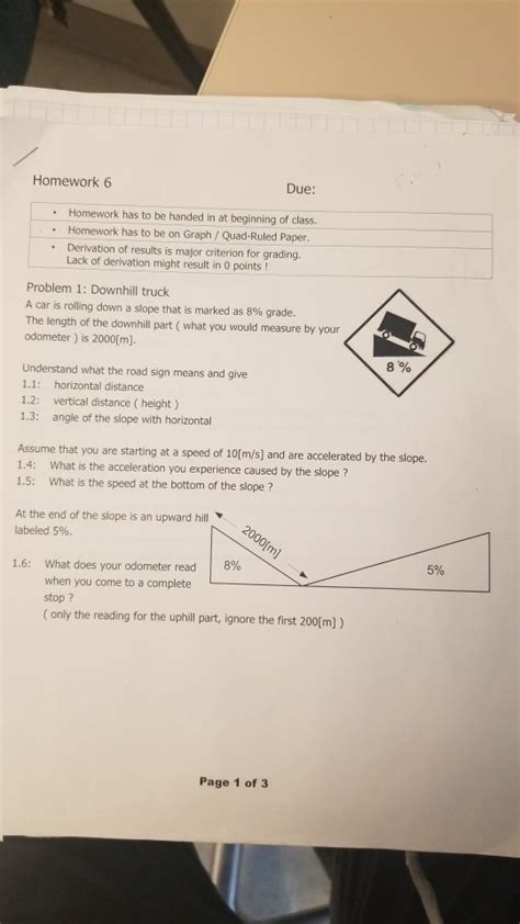 Solved Homework 6 Due • Homework Has To Be Handed In At