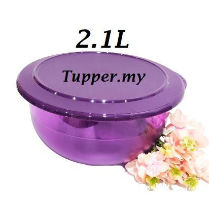 Purple Tupperware Purple Quartz TC Joyserve Medium Serving Bowl 2 1L